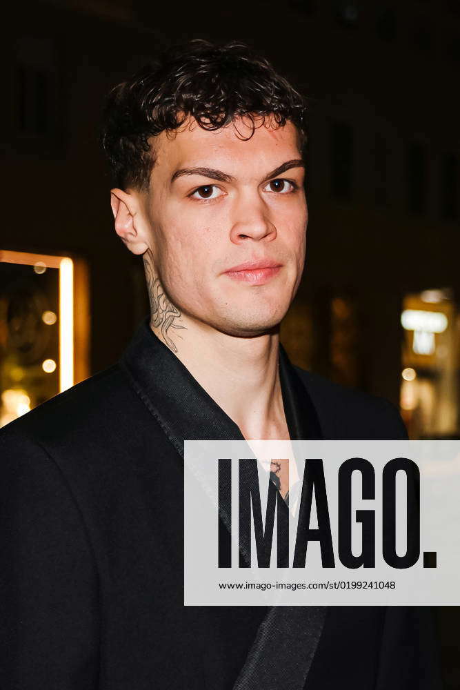 Blanco Celebrity Sightings In Milan Italian singer Blanco is seen ...