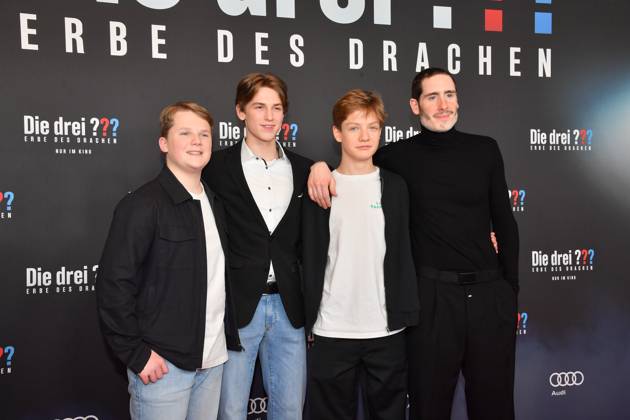 Julius Weckauf, Nevio Wendt, Levi Brandl and Tim Dünschede at the ...