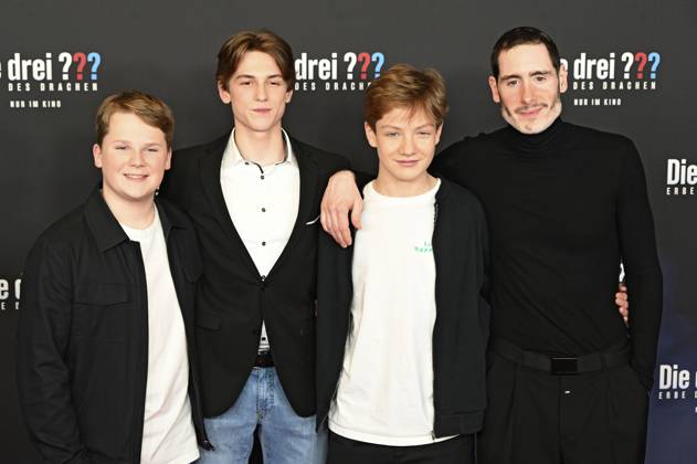 Julius Weckauf, Nevio Wendt, Levi Brandl and Tim Dünschede at the ...