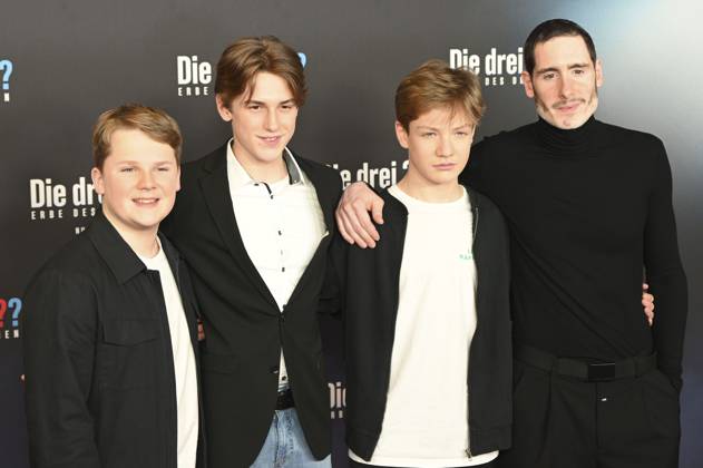 Julius Weckauf, Nevio Wendt, Levi Brandl and Tim Dünschede at the ...