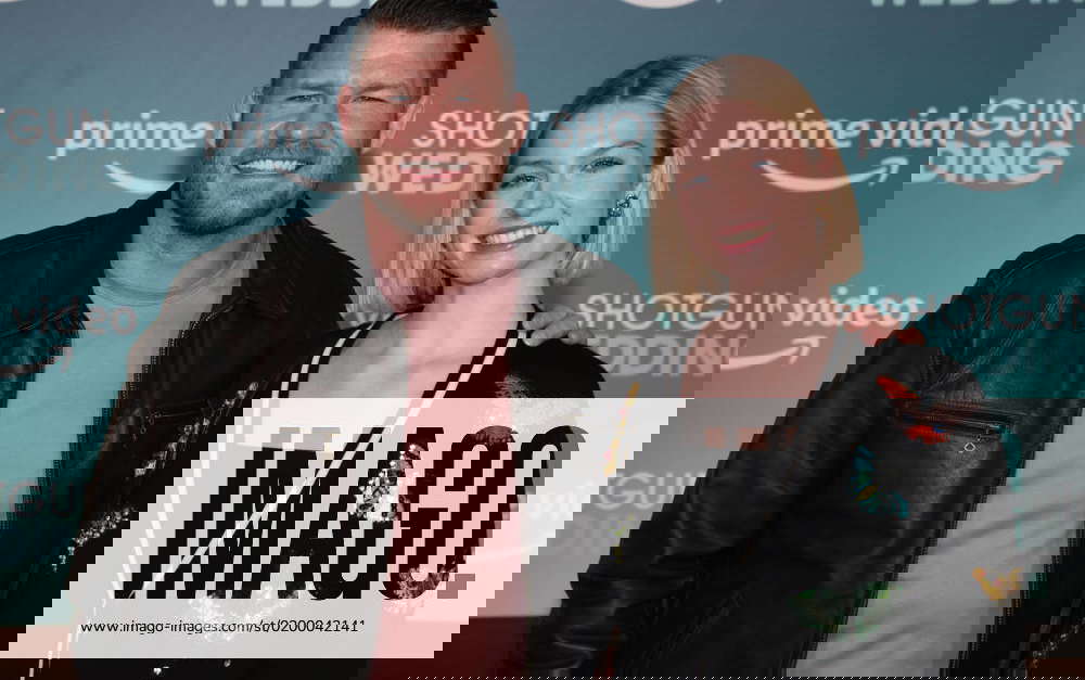 Michael Bisping and Ellie Bisping attend the Los Angeles premiere of ...