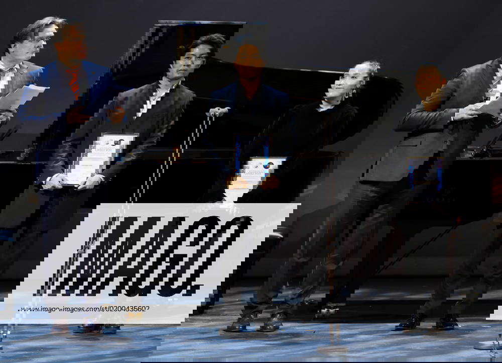 RUSSIA, MOSCOW - JANUARY 22, 2023: Onegin Opera Prize general director Igor Tarasov, baritone bass