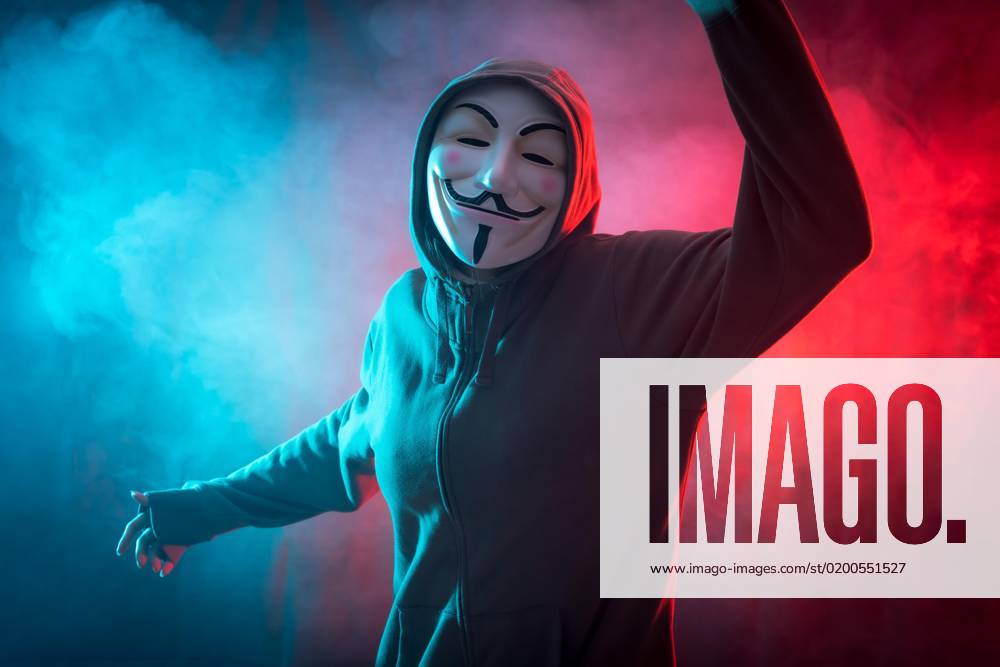 Anonymous Mask Smoking