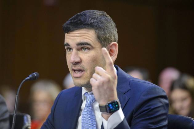 Chief Executive Officer of Seat Geek Jack Groetzinger speaks during a ...