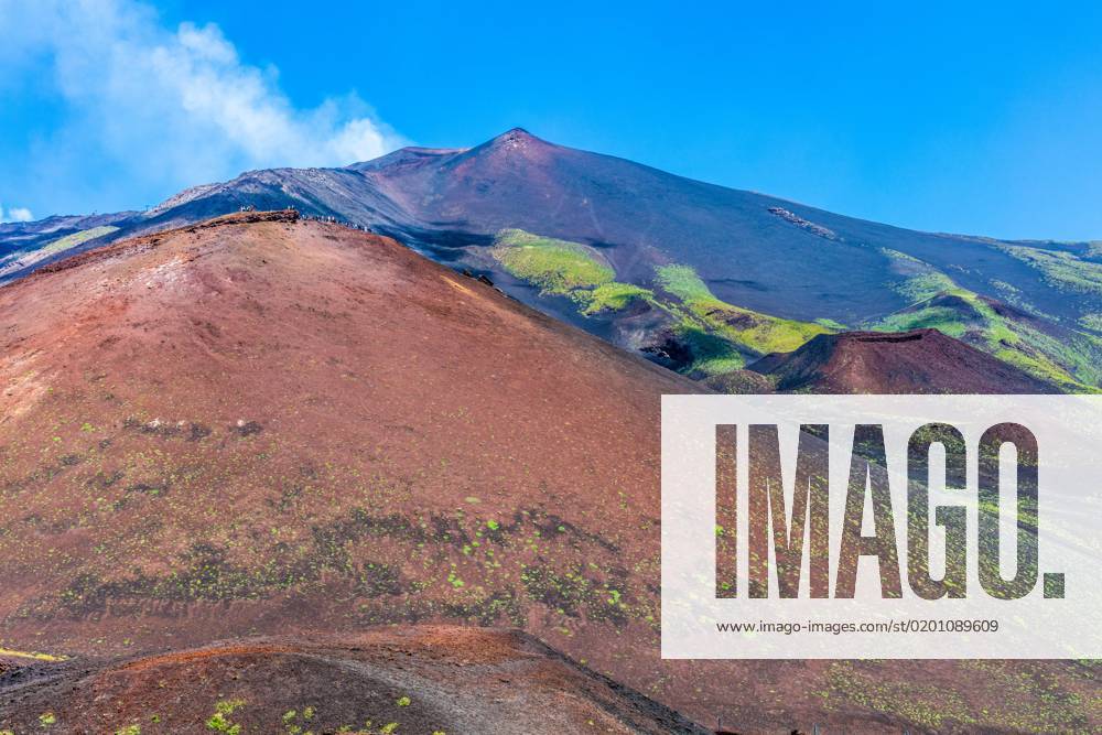 Hike on Rifugio sapienza, Aetna with four summit craters is with 3357 ...