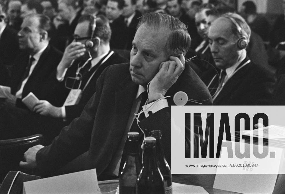 Moscow, USSR. March 25, 1969. Presidium member of the Union of ...