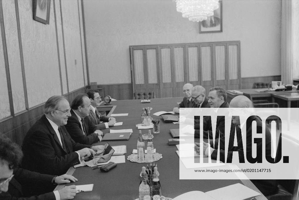 Moscow, USSR. Federal Chancellor of the Federal Republic of Germany ...