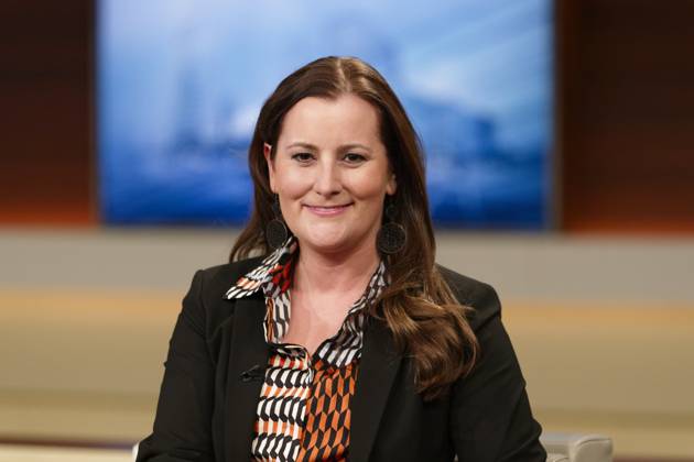 Janine Wissler at Anne Will 2021 09 05 Germany, Berlin Janine Wissler ...