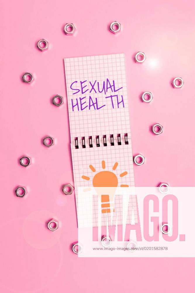 Conceptual Display Sexual Health Word For Healthier Body Satisfying Sexual Life Positive