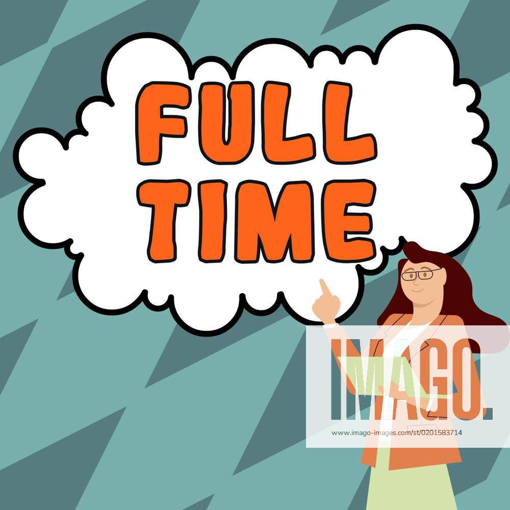 Conceptual Caption Full Time Word For Working Or Operating The