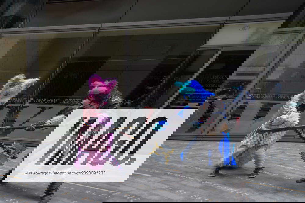 February 4, 2023, London, England, United Kingdom: Furries, people who ...