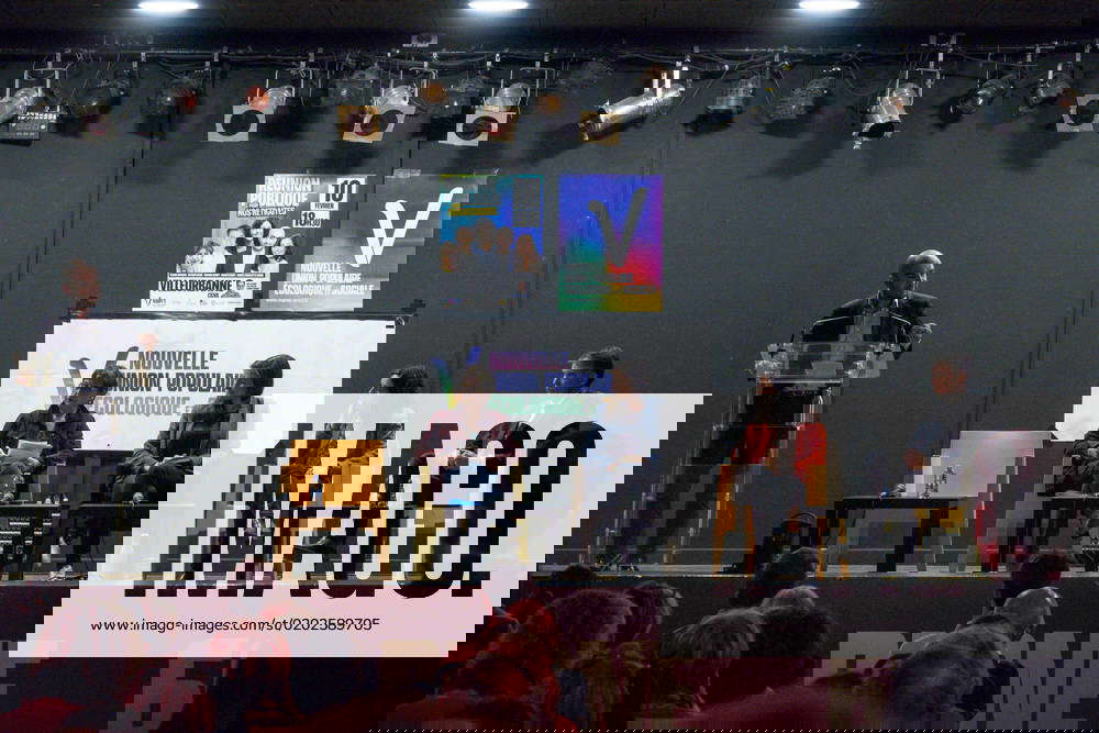 Arash Sasidi, coordinateur de GÃ nÃ ration.s, Eliane Assassi, prÃ ...