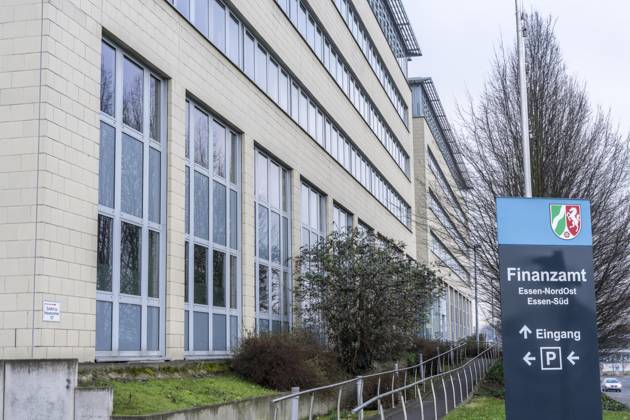 Tax office, symbol picture, Essen northeast and south, financial ...