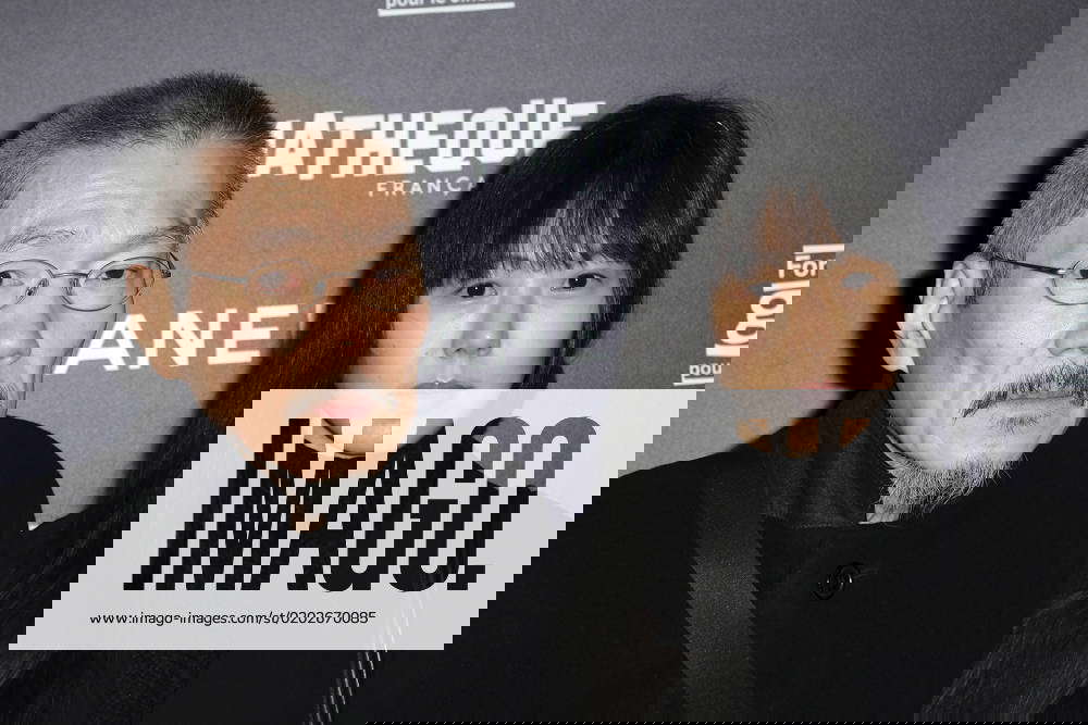 PARIS, FRANCE - FEBRUARY 13: Director Hong Sang-soo and actress Kim Min ...