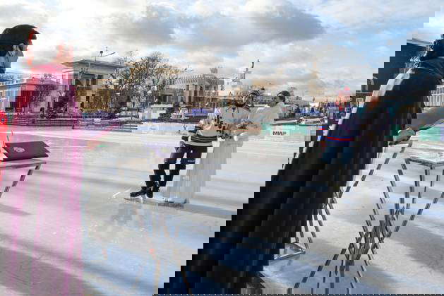 RUSSIA, MOSCOW - : Alexei Makarov and Maria Kobets have their wedding ...