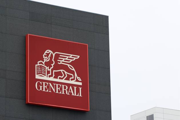 Logo of the insurance company Generali on 30 01 2023 in Munich Generali ...