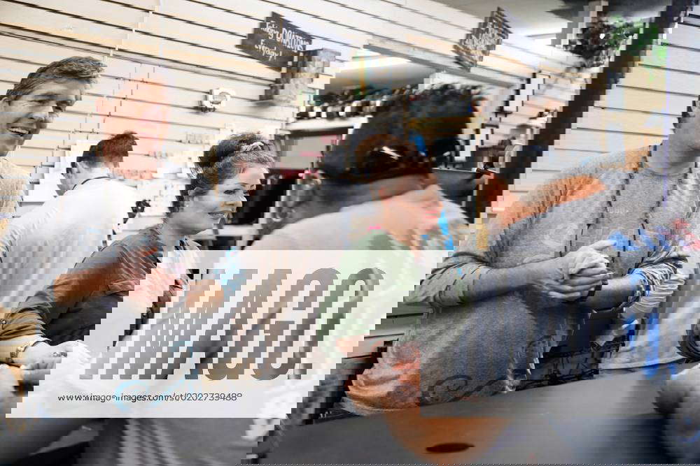 February 15, 2023, Largo, Florida, USA: Tim Kaye, owner, left, and Rita ...