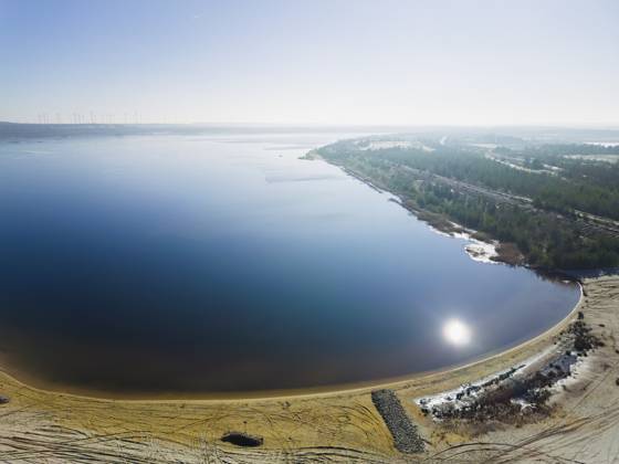 Bergheidter See The Bergheider See, south of Finsterwalde near ...