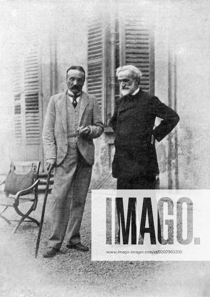 Arrigo Boito with Verdi ARRIGO GUISEPPE GIOVANNI BOITO Italian composer ...