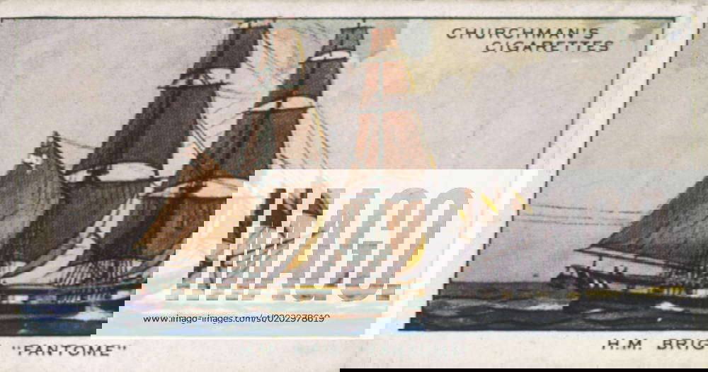 Fantome Brigantine Brigantine of the Royal Navy. Date