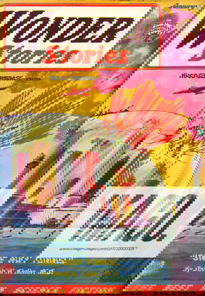 WONDER STORIES NY DOME One-Way Tunnel (David H Keller) New York ...