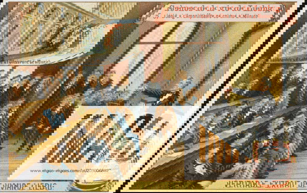 Justus - Liebig JUSTUS VON LIEBIG German scientist lecturing at Munich ...