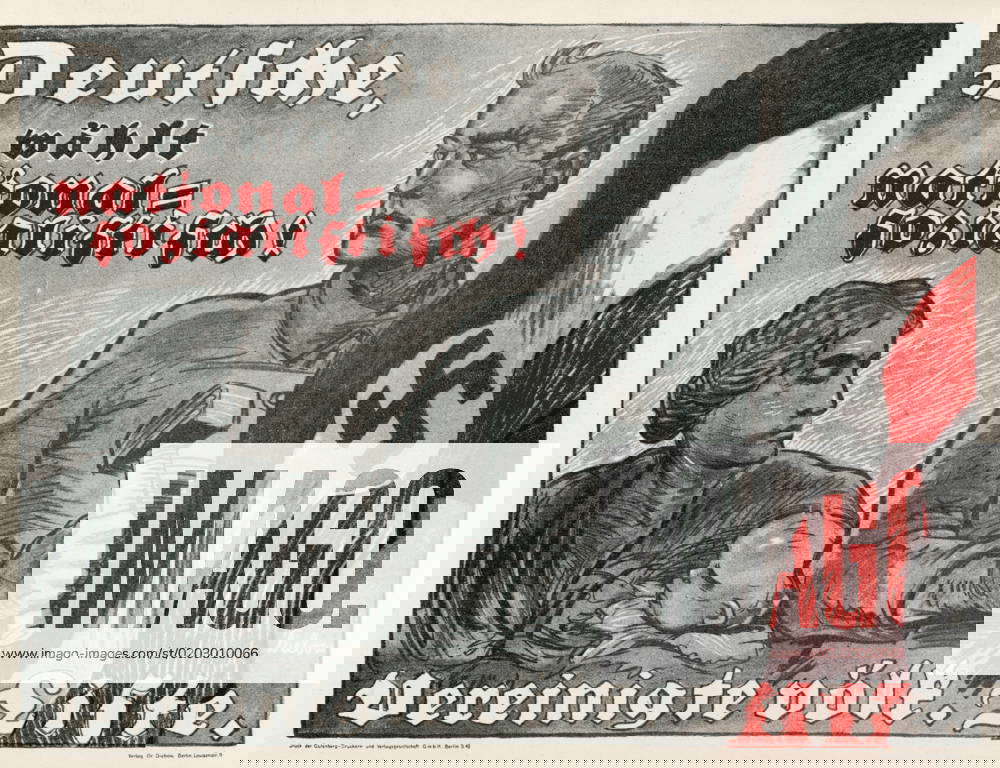 NAZI POSTER 1924 GERMANY CHOOSES NATIONAL SOCIALISM ! - but this ...