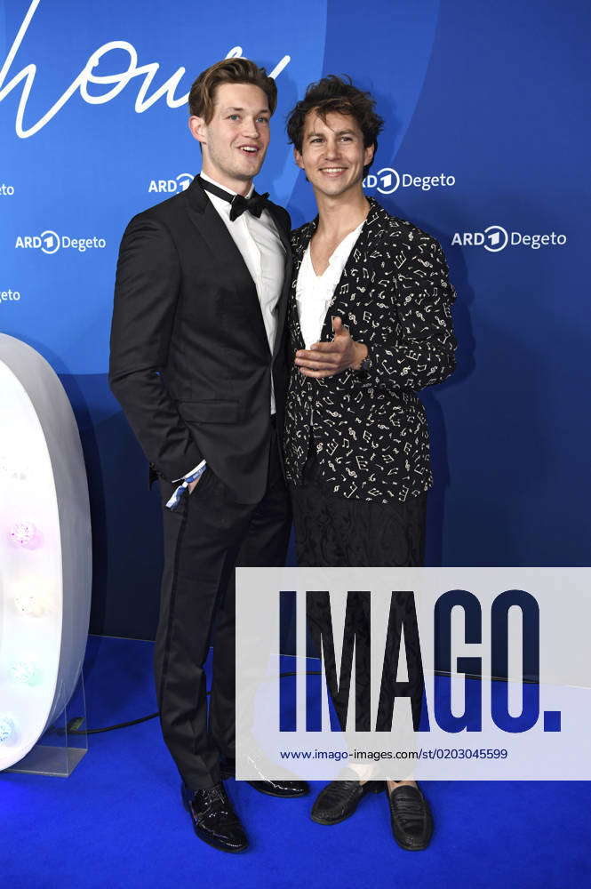 Damian Hardung and Tim Oliver Schultz at the ARD Blue Hour as part of ...