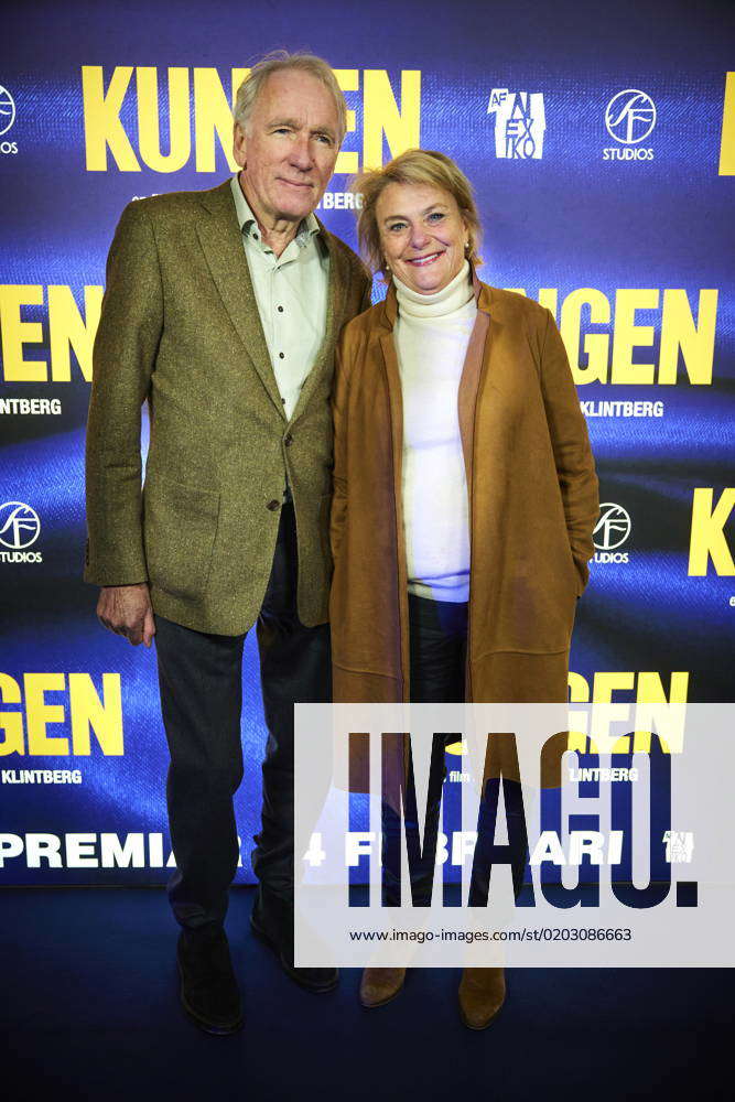 STOCKHOLM 20230219 Carl Johan von Heland and Eva Hamilton arrive at the ...