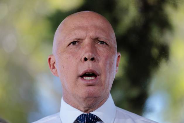 PETER DUTTON PERTH VISIT, Australian Opposition Leader Peter Dutton ...