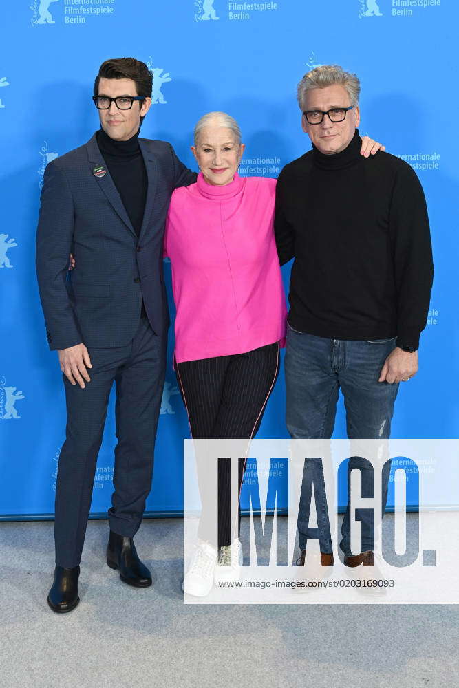 Israeli director Guy Nattiv, British actress Helen Mirren and Israeli ...