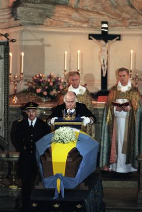 Stockholm 1997 01 13 Funeral ceremony for Prince Bertil in the Royal ...