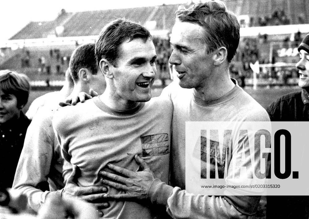 SCANPIX SWEDEN, 1966 Football players Inge Danielsson and Agne ...