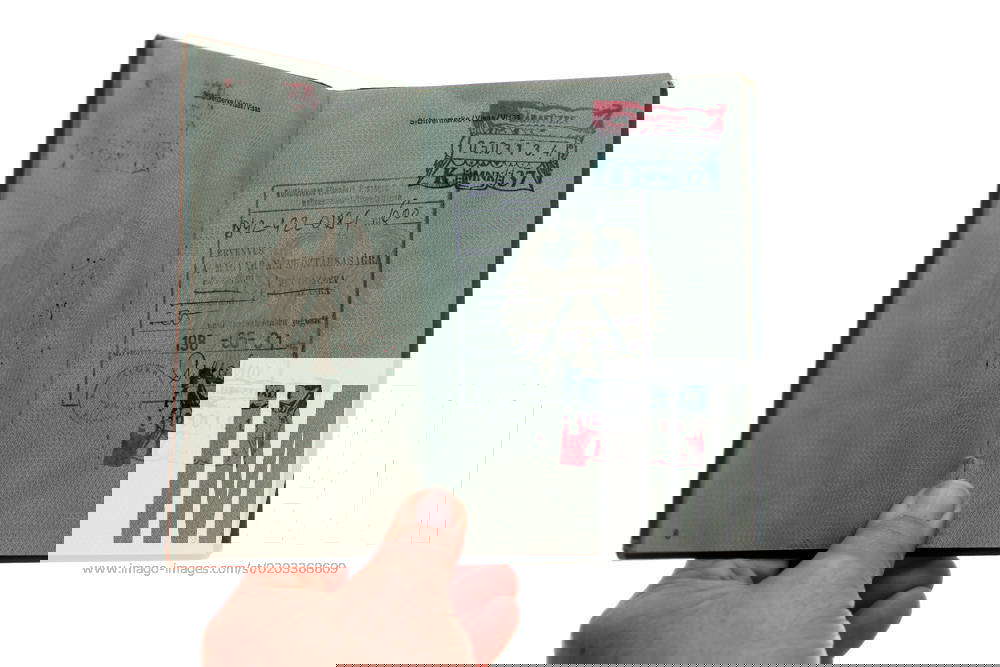 Stamp at Passport from 2008, Hungary, Hungary Entry Stamp in German ...