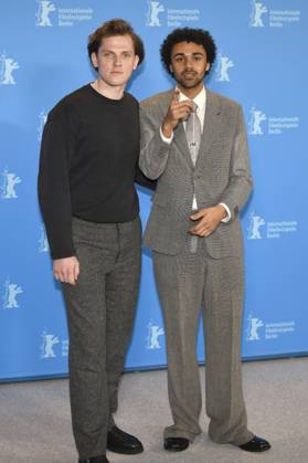 Enno Trebs and Langston Uibel at the photocall for the feature film Red ...