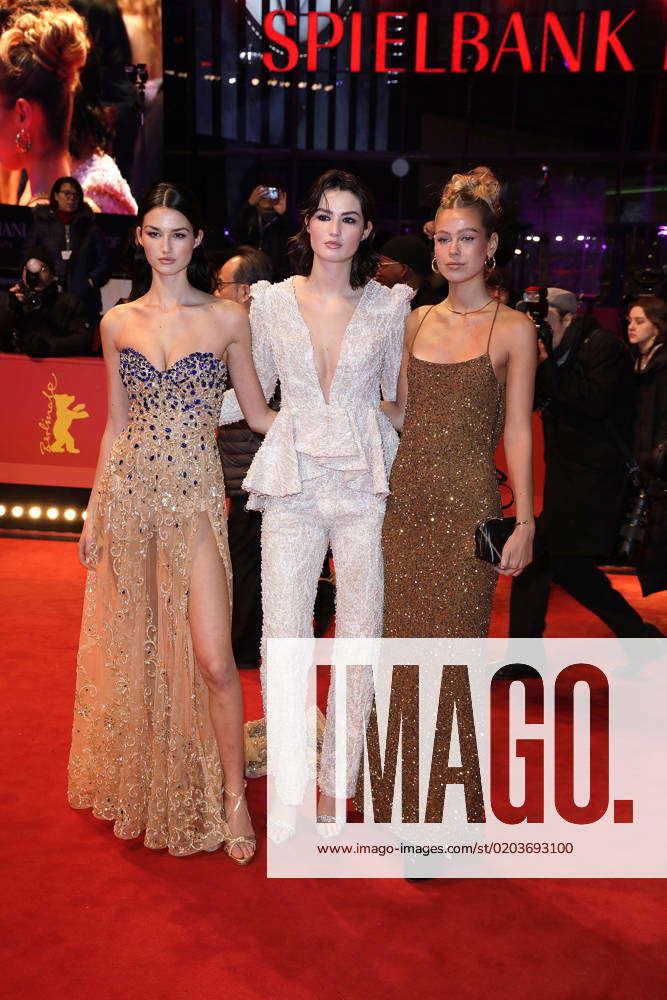 Aleandra Frerk, Angelina Frerk and Millane Friesen arriving for the ...