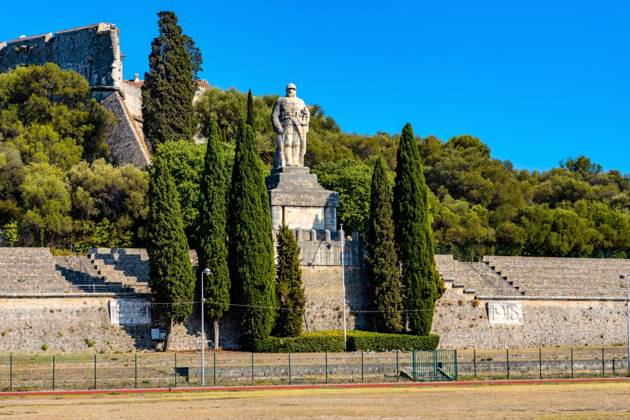Antibes, France - : Fallen soldier World War I memorial by Henri ...