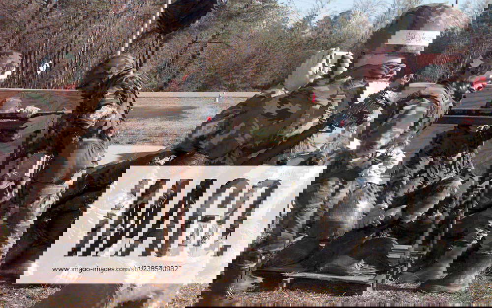 US Air Force Technical Sergeant William Lindner (Back to camera), 89th ...