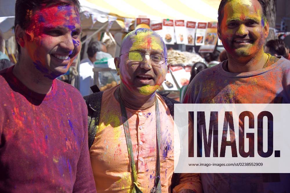 March 3, 2022 - The 5th Holi Mela in Tokyo, Japan. Holi is one of the ...