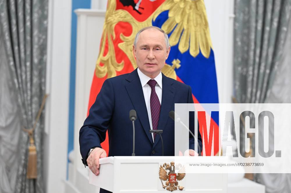 Russia Putin State Awards Presentation 8386763 08 03 2023 Russian