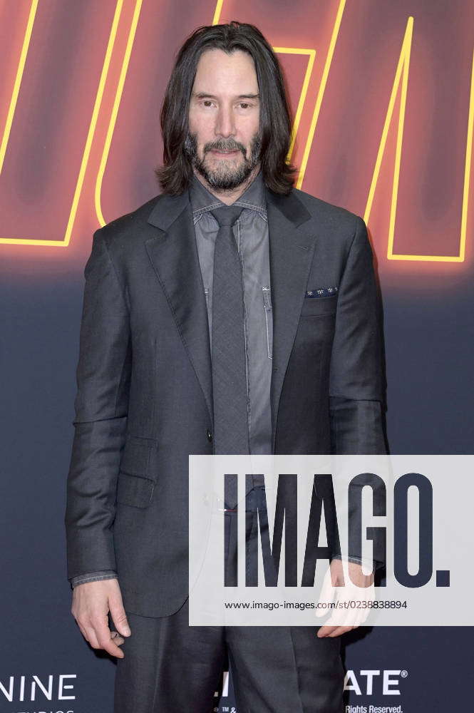 Keanu Reeves At The Premiere Of The Motion Picture John Wick Chapter 4
