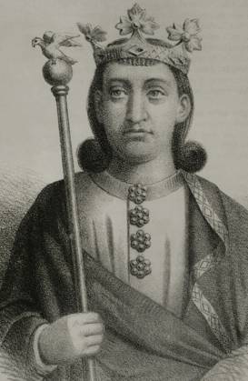 King Alfonso X of Castile, called The WIse. Drawing by Llanta ...