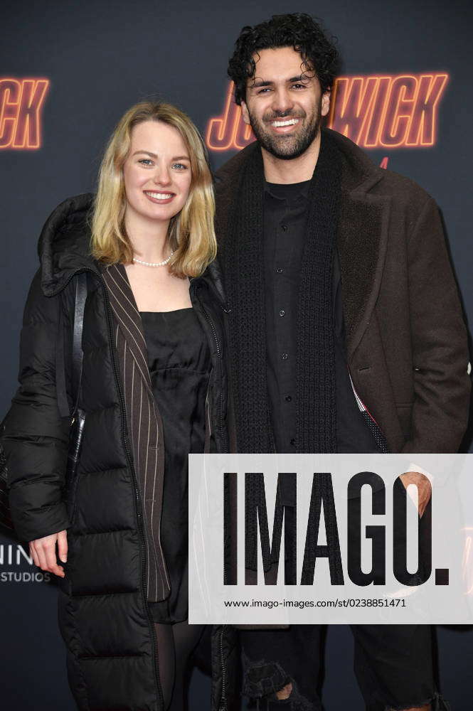 Davis Schulz with company at the premiere of the motion picture John Wick Chapter 4 John Wick