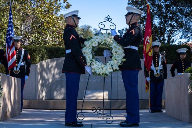U.S. Marine Corps Pfc. Diego Quinteroraygoza, an administrative specialist with Alpha Company