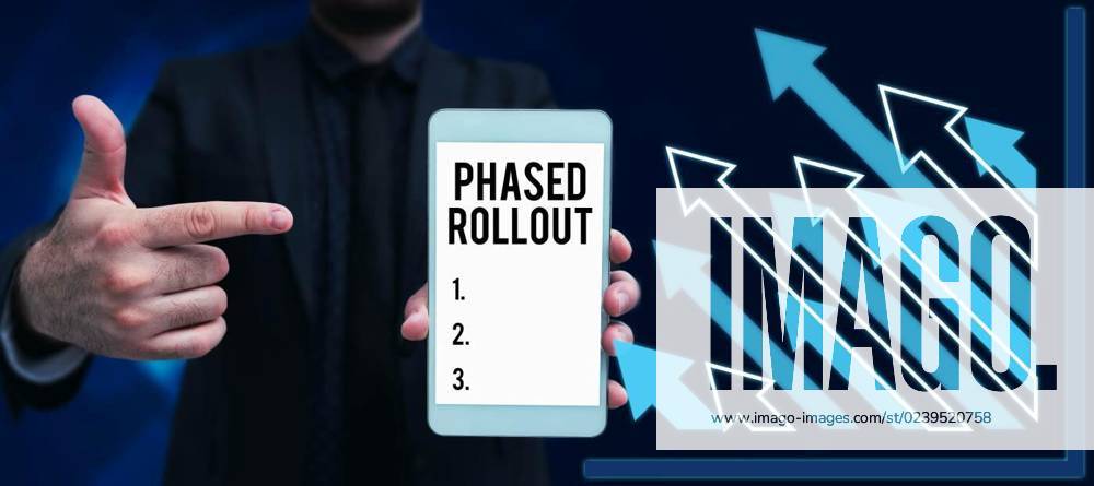 Writing displaying text Phased Rollout. Business overview the practice of prescription drug