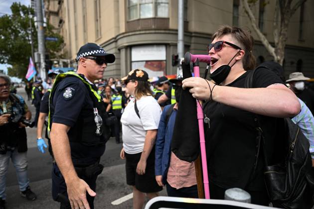 ANTI TRANSPHOBIA RALLY MELBOURNE, Transgender rights supporters are ...