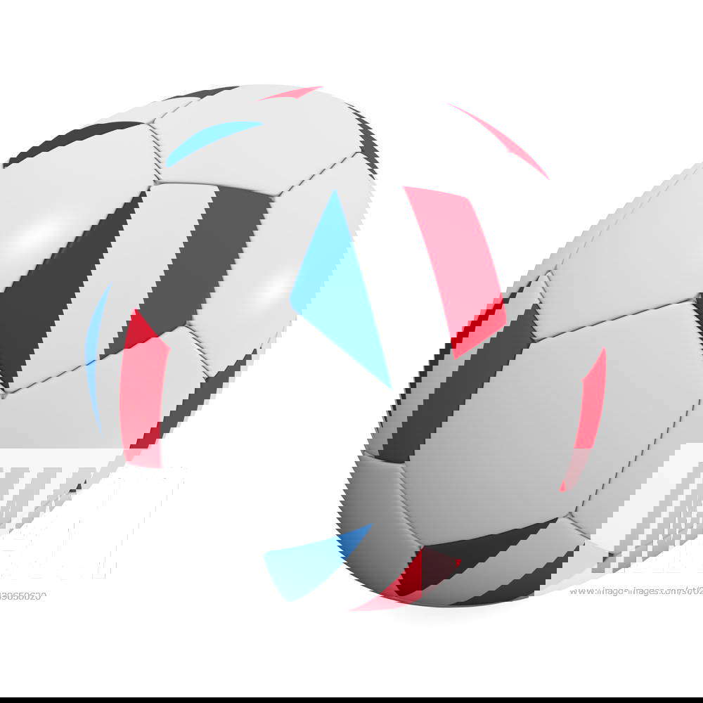 French Soccer Ball - very highly detailed French soccer ball