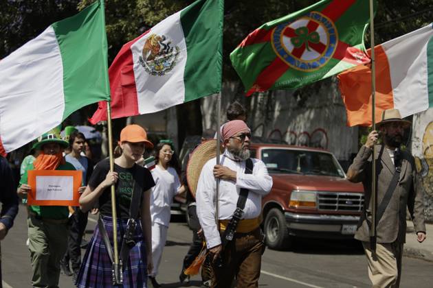 St. Patrick s Day In Mexico Supporters of the Most Illustrious Order of ...