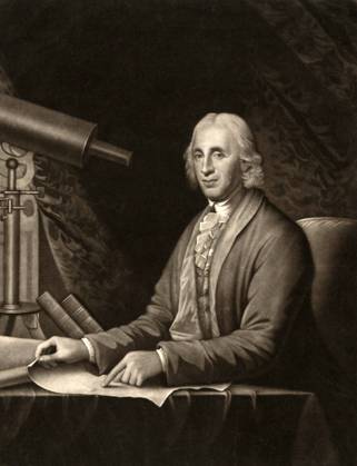 David Rittenhouse war ein amerikanischer Astronom, Erfinder, Uhrmacher ...