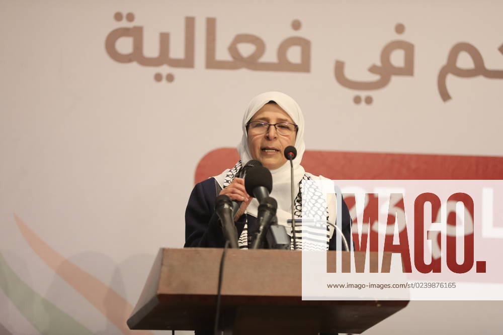 Head of government administration in Gaza Strip, Essam Al-Dalis attends ...